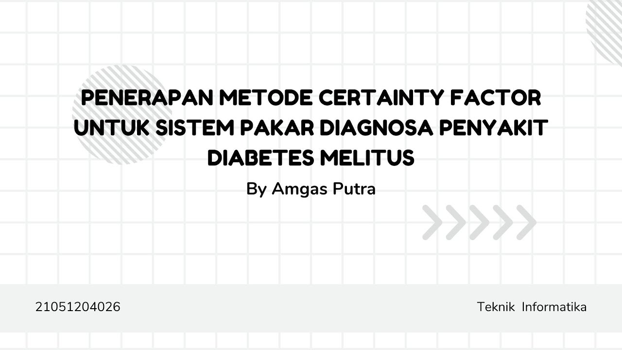 Penerapan Metode Certainty Factor untuk Sistem Pakar Diagnosa Penyakit ...