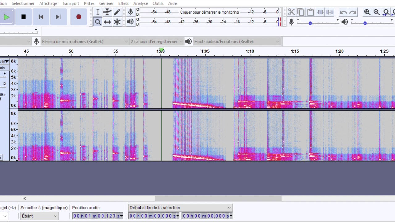 spectrogramme audio du Fast Radio Burst FRB 121102 - YouTube