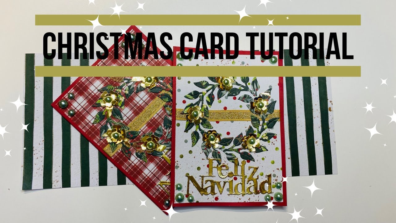 Christmas Card Tutorial - YouTube