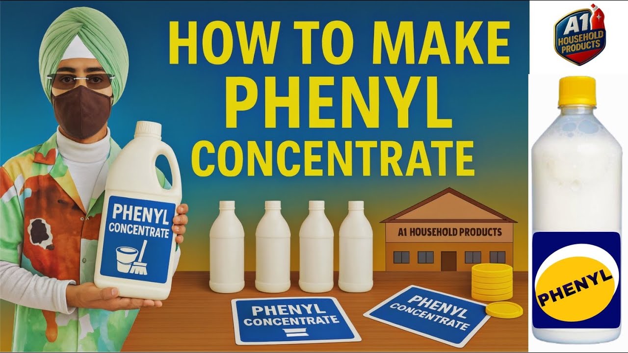 How to make phenyl | How to make phenyl for business | How to make ...