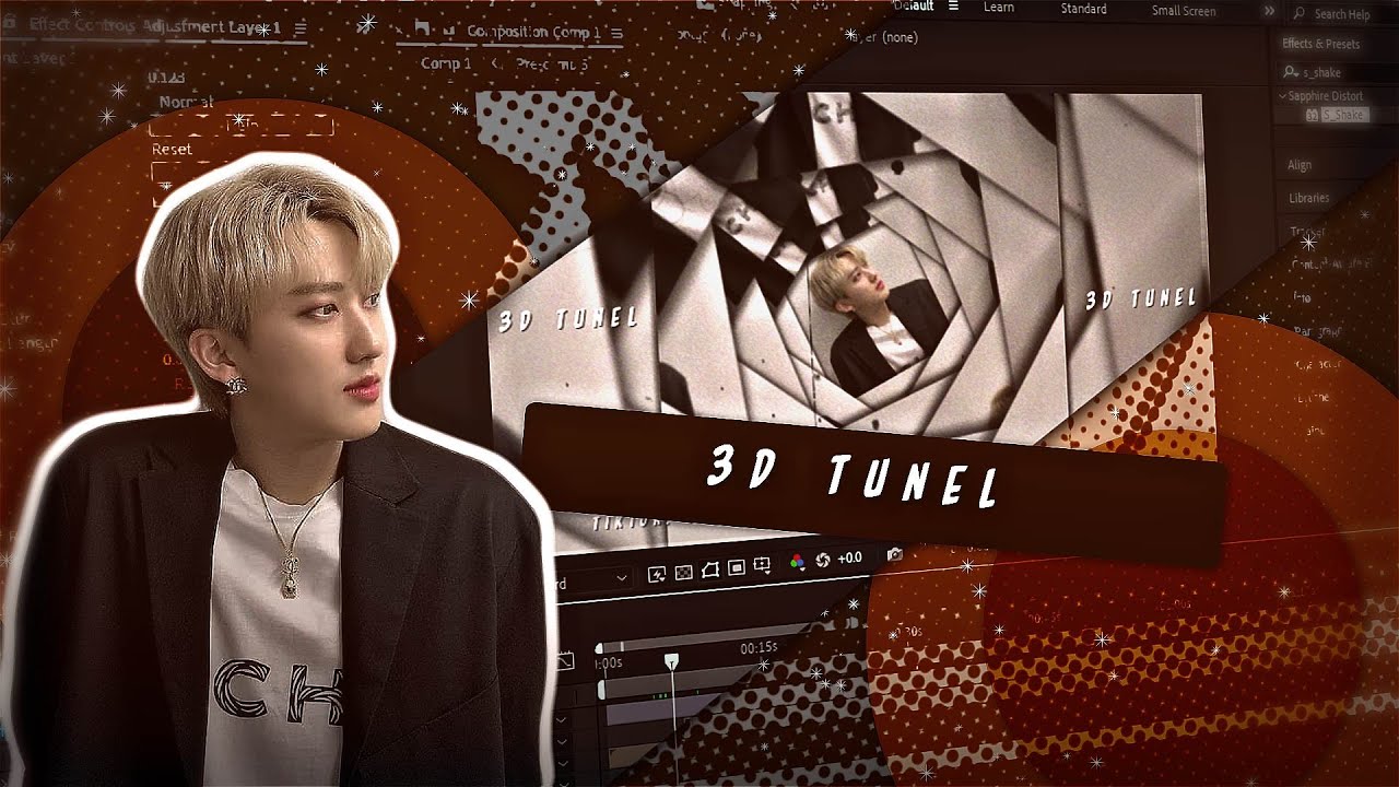 Cómo hacer un tunel 3d en After effects - Tutorial en español - YouTube