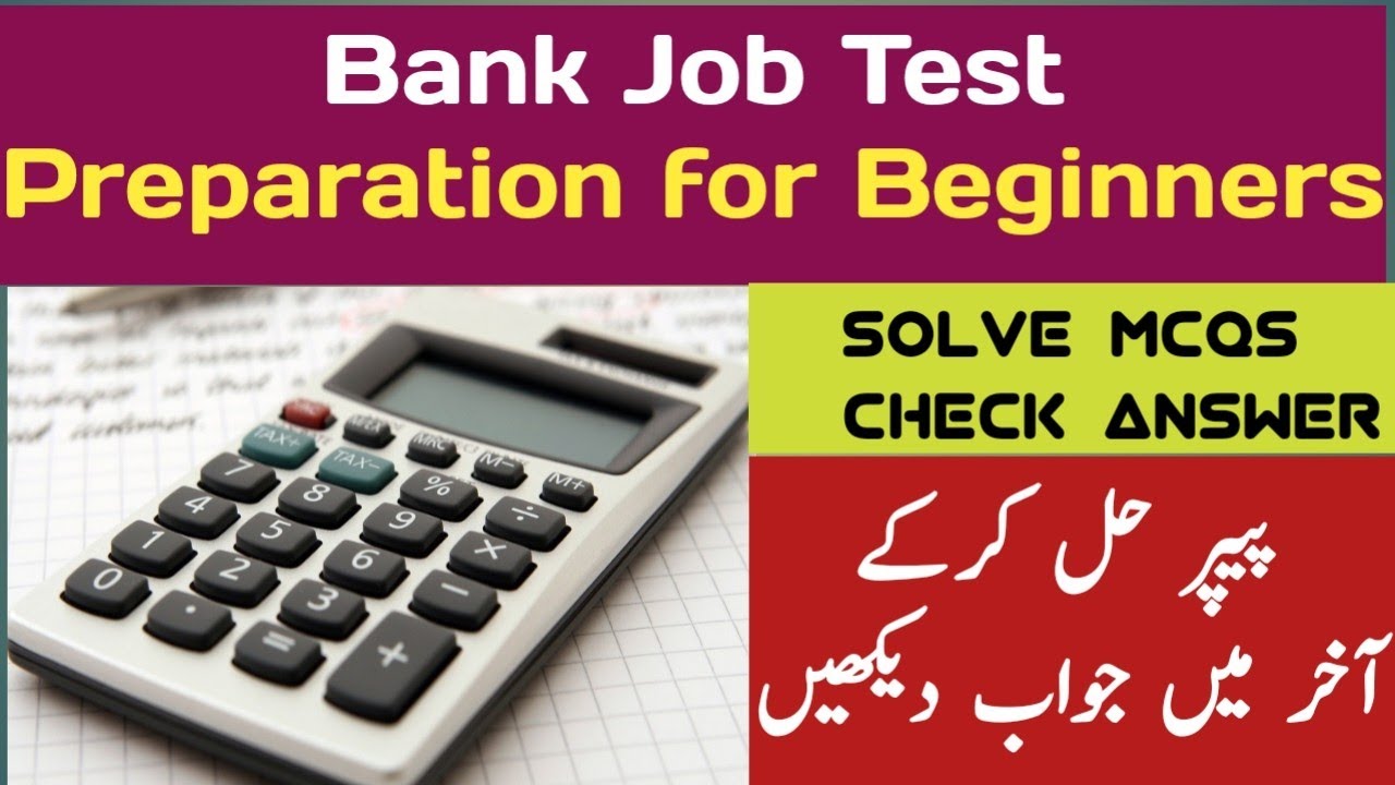 Bank Job test preparation Question paper with answers | Bank test math ...