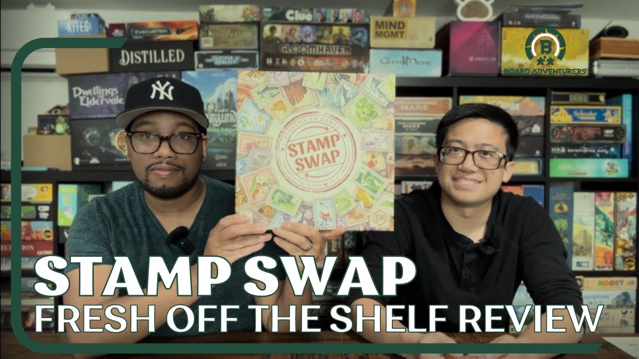 Stamp Swap Board Game Review: Fresh off the Shelf - YouTube