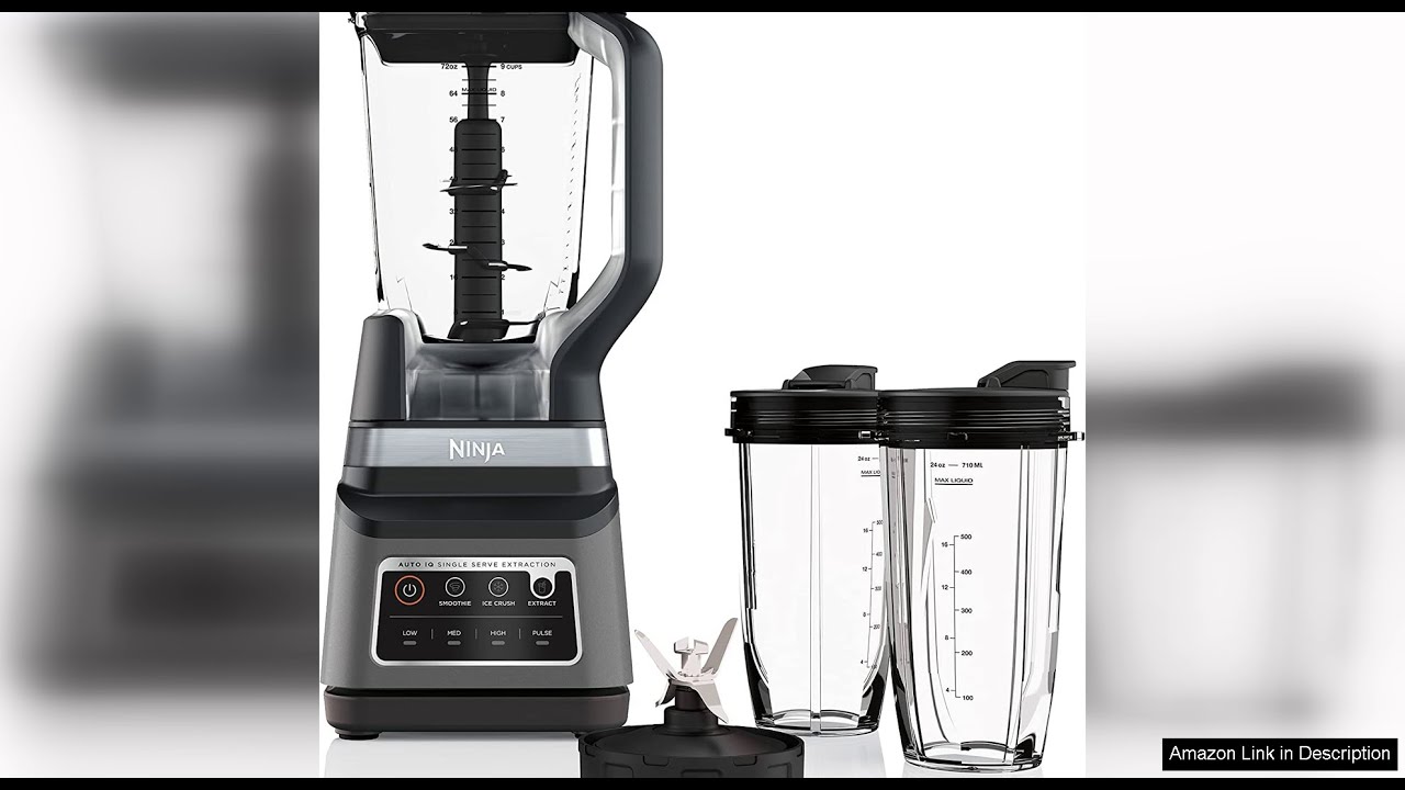 Ninja BN751 Professional Plus DUO Blender, 1400 Peak Watts, 3 Auto-IQ ...