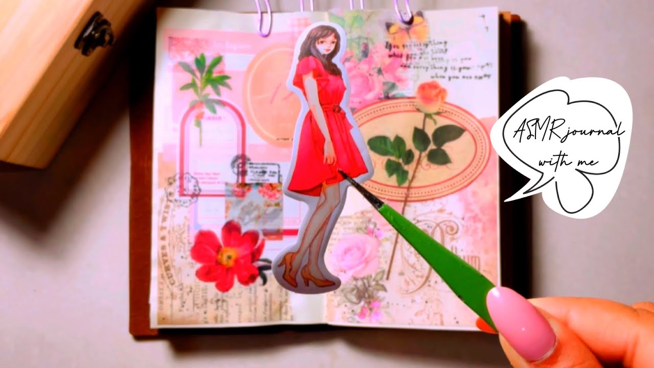 ASMR | scrapbooking ASMR | scrapbook ideas | relaxing sound | #asmr # ...