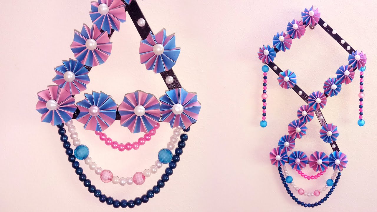 DIY How to make wall hanging craft ideas / Kagojer wallmate কাগজের তৈরি ...