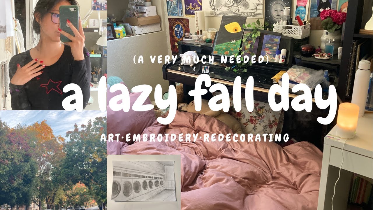 a lazy fall day in my life - YouTube