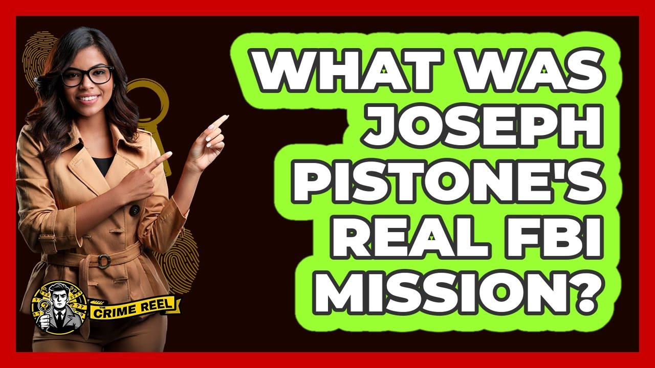 What Was Joseph Pistone's Real FBI Mission? - YouTube