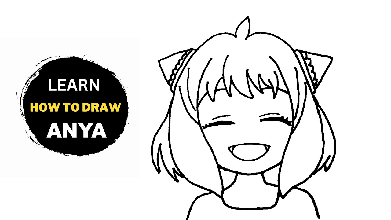 How To Draw Easy Anya | Spy X Family Reaction - YouTube