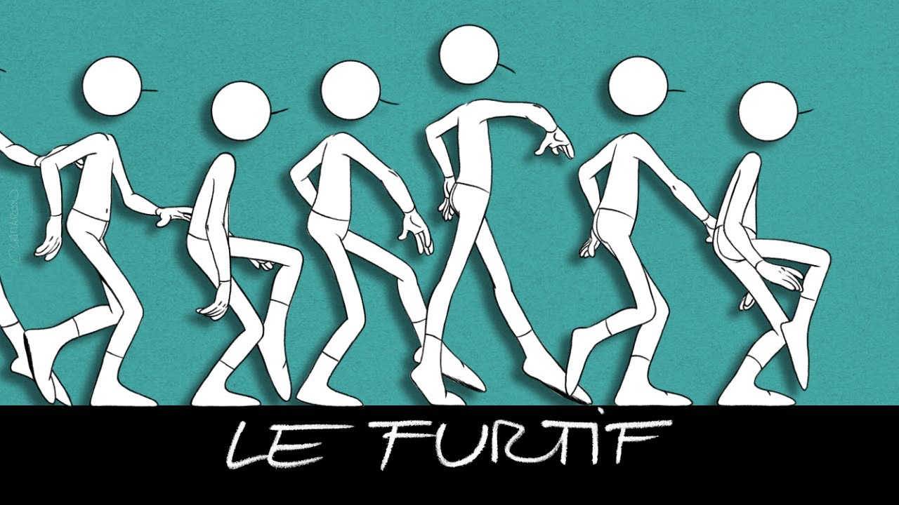 MARCHE ANIMÉE - Le furtif (Animated Walk - The Sneaky) - YouTube