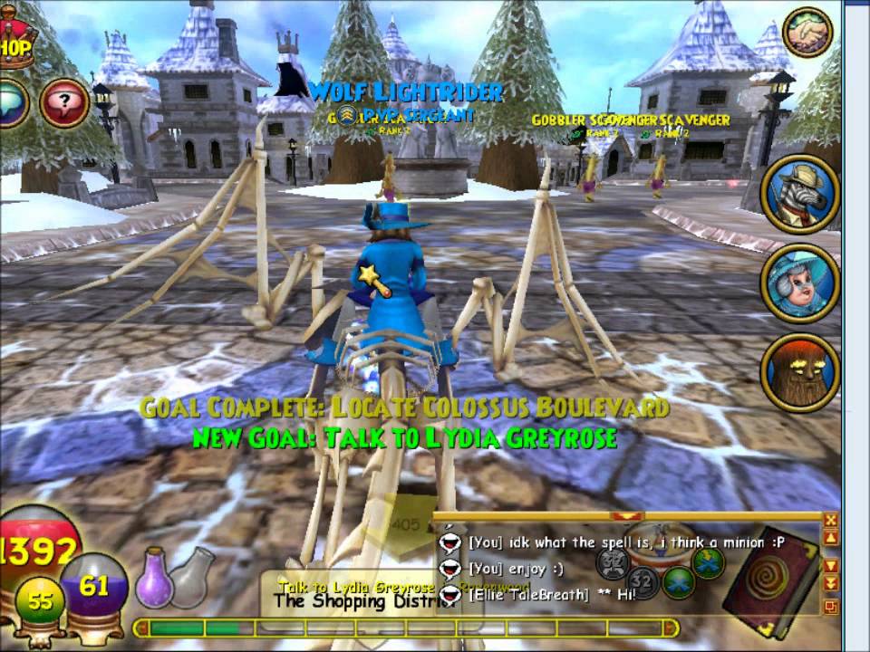 Wizard101 - Summoing Snowman! [With Spell: Ice Guardian] [And Using the ...