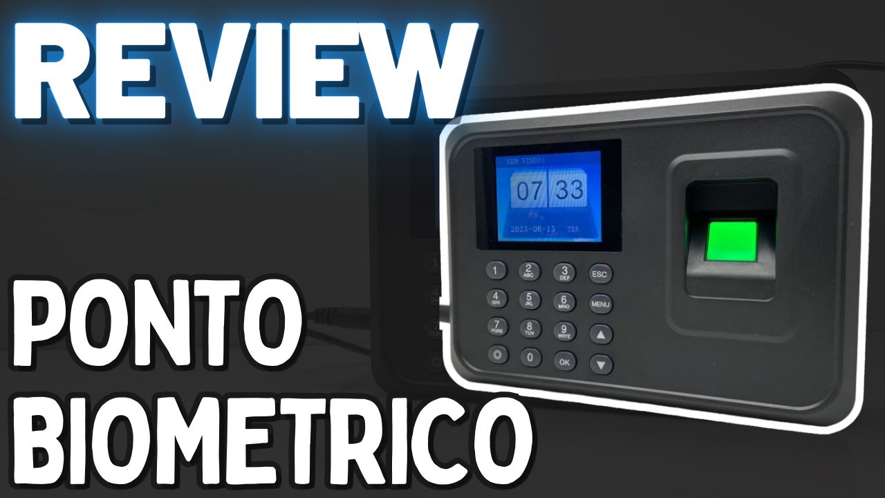 Tutorial Relógio de Ponto Biométrico Digital - YouTube
