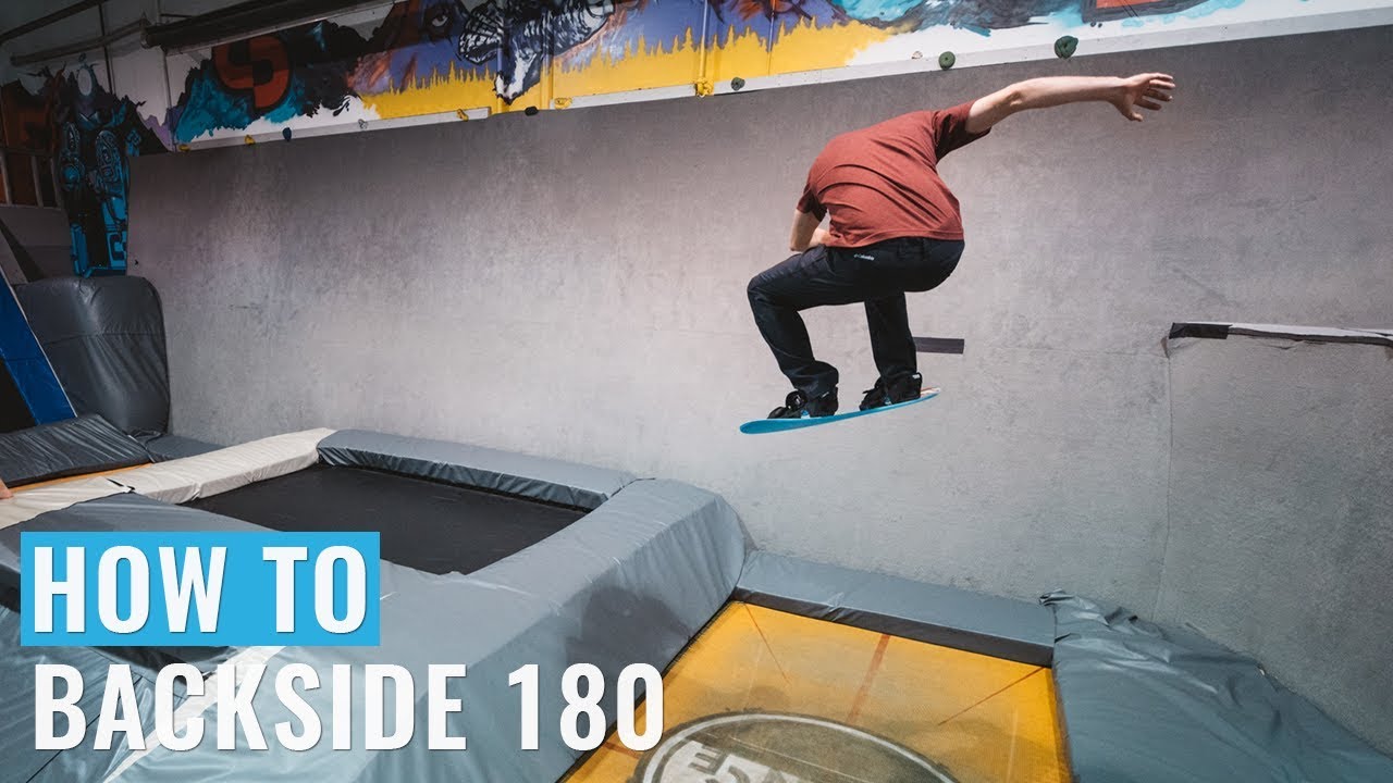 How To Backside 180 On A Snowboard - YouTube