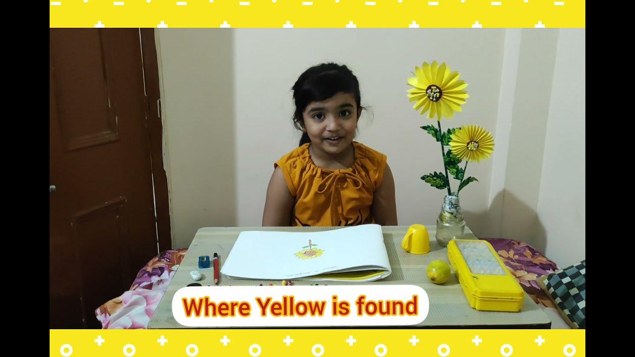 Yellow Yellow All Around | Yellow Colour Song | English Nursery Rhymes ...