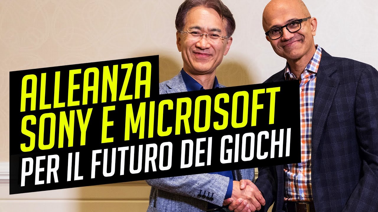 Sony e Microsoft si alleano per il futuro dei videogiochi! - YouTube
