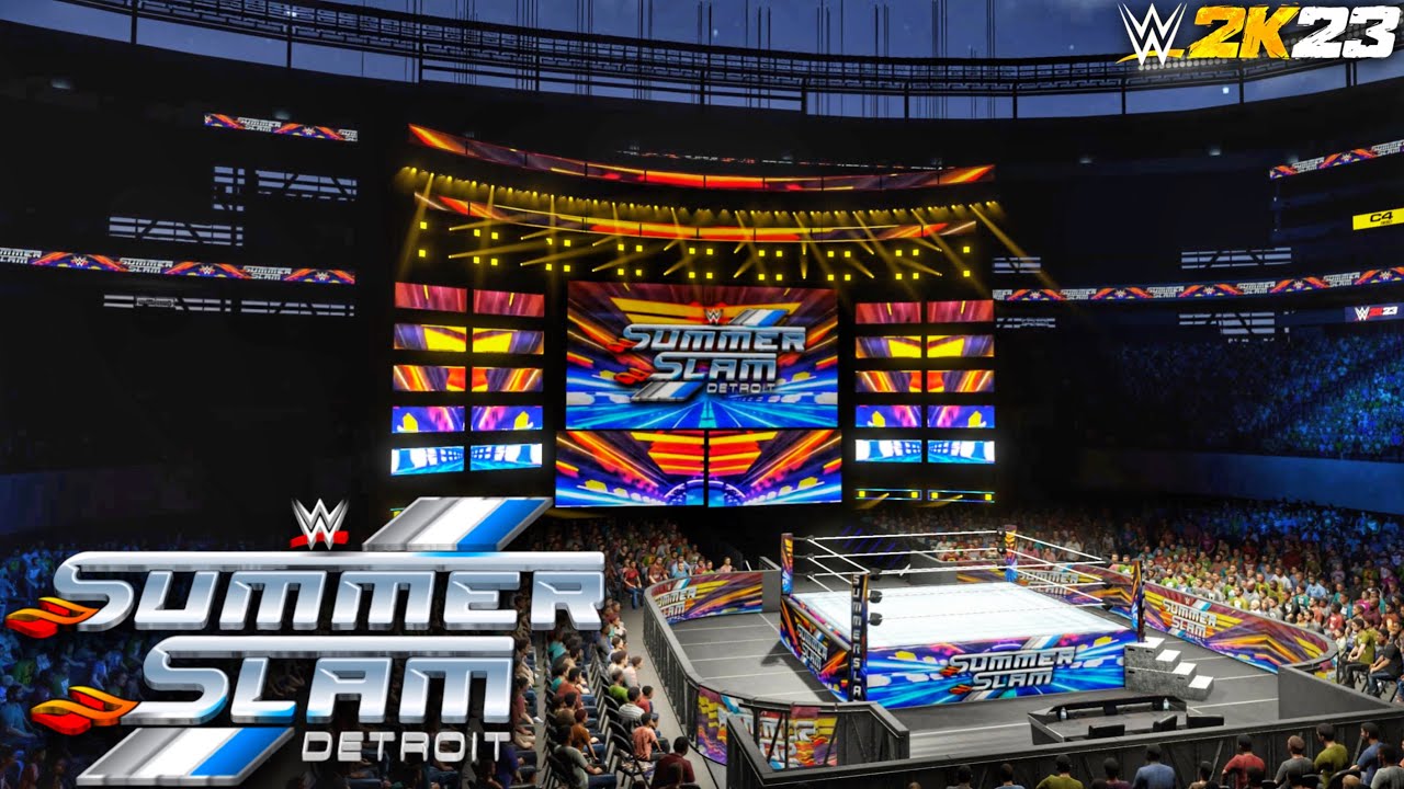 WWE 2K23: WWE SummerSlam 2023 Custom Arena - YouTube
