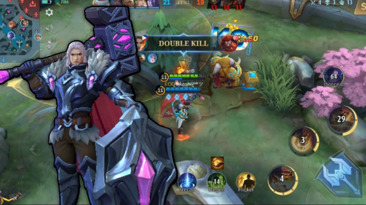 Tigreal Tank Gameplay #mobilelegends - YouTube