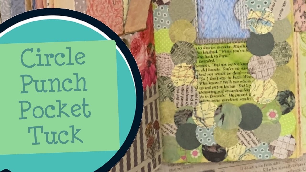 Circle Border Pocket for Paper Crafting - YouTube