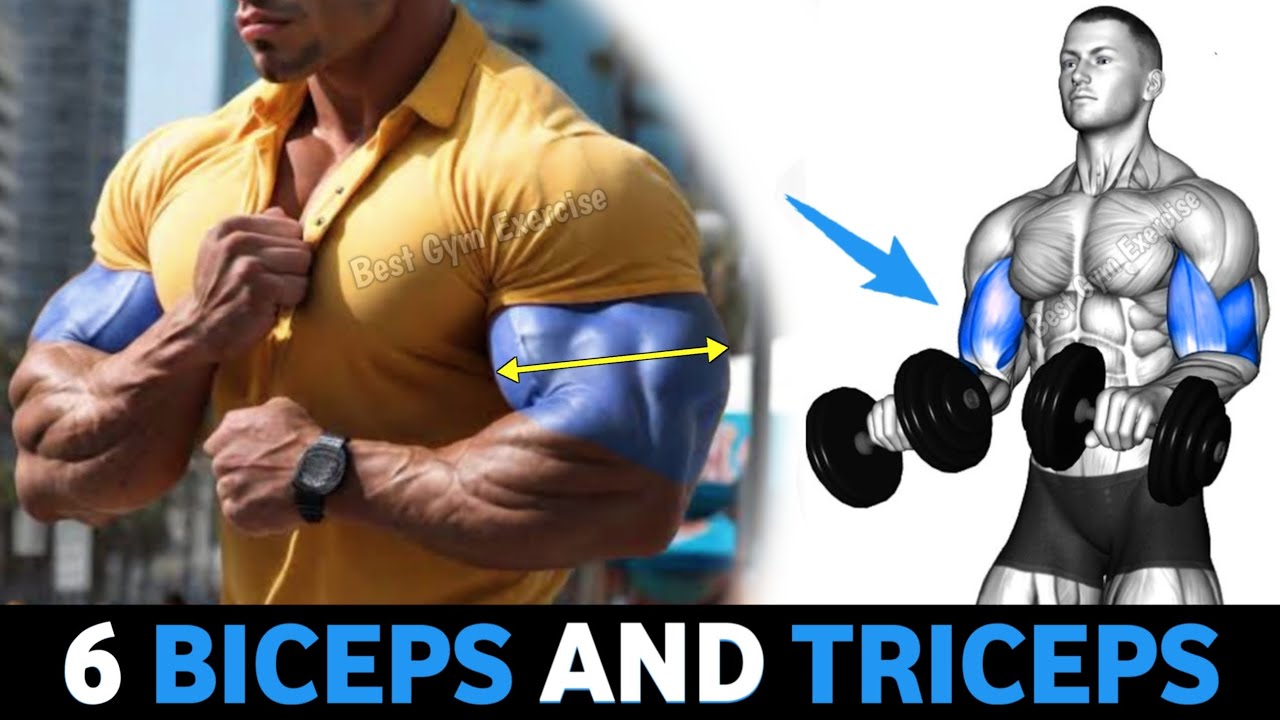 6 Best Arm Exercises for Bigger Biceps and Triceps - YouTube