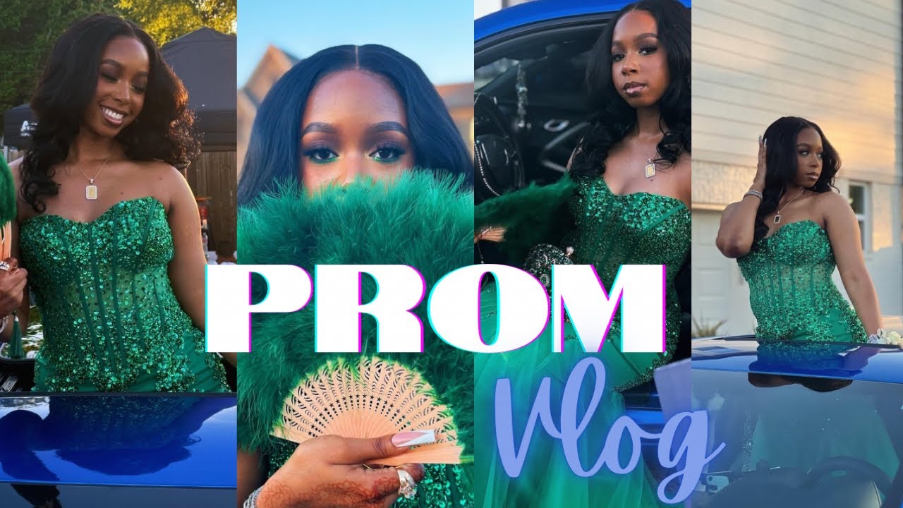 PROM VLOG 2k24 | PREP + GRWM: dress shopping & appointments - YouTube