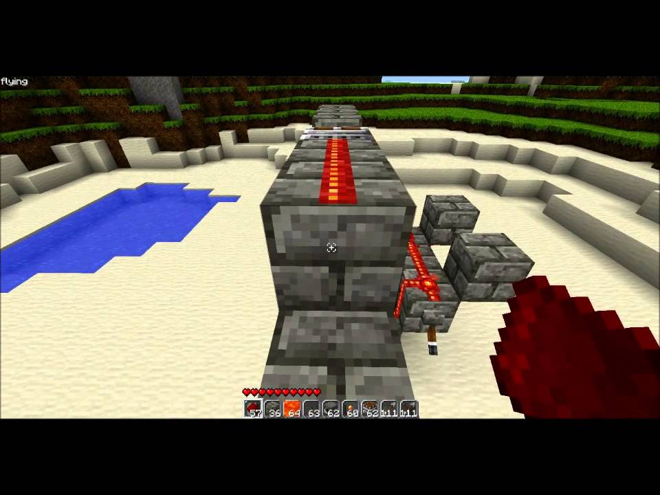 How to make an simple automatic flaming arrow cannon - Minecraft ...