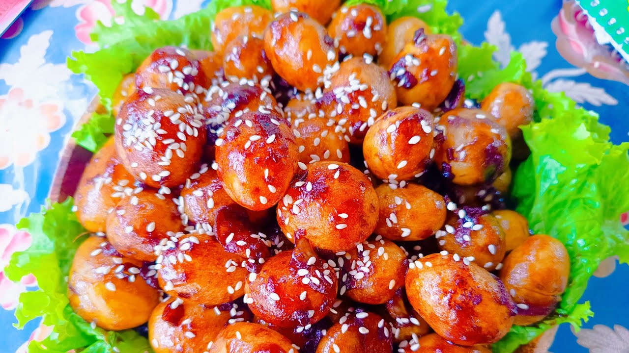 Glazed Potato Marbles/ Side Dish For Samgyupsal #potatorecipe # ...
