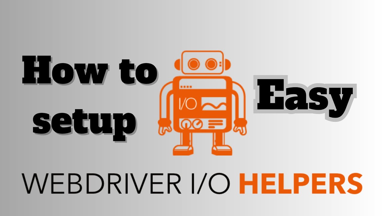 How To Set Up Webdriverio 2023 Easy Steps Windows And Mac Javascript Selenium Youtube