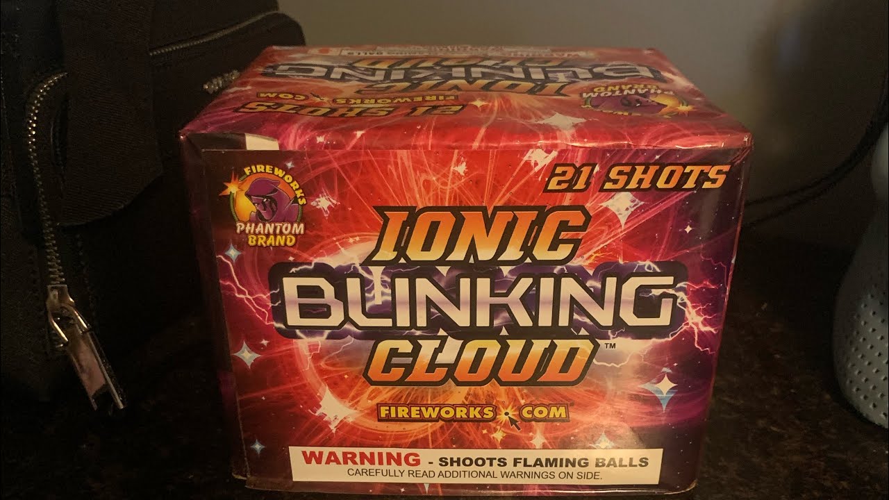 Ionic Blinking Cloud 21 shots by Phantom Fireworks - YouTube