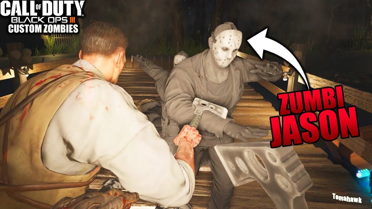 🔥MUITO DIFICIL🔥 O JASON VIROU ZUMBI HARDCORE - Black Ops 3 - Custom ...