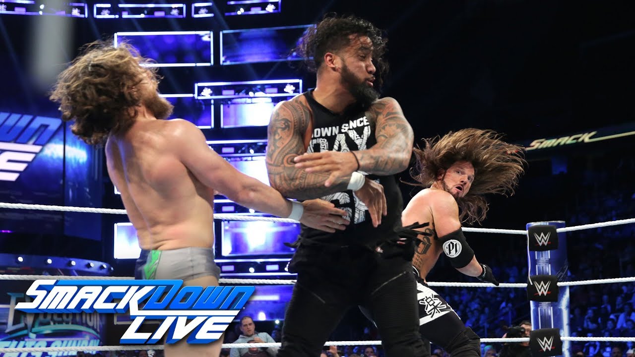 AJ Styles & Daniel Bryan vs. The Usos: SmackDown LIVE, Oct. 23, 2018 ...