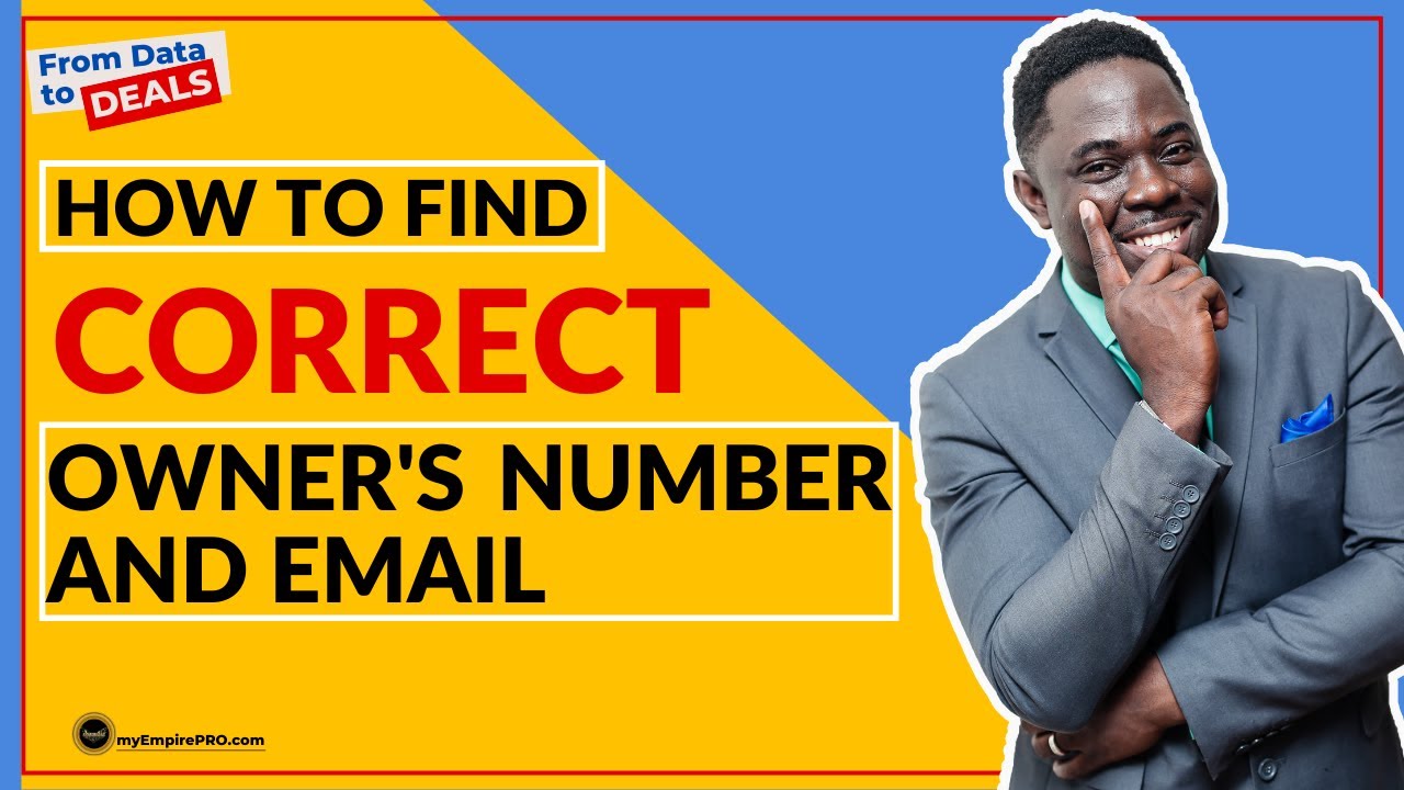 How Do You Find The CORRECT Owner’s NUMBER And EMAIL? - YouTube