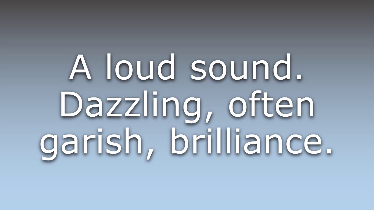 What does Blare mean? - YouTube