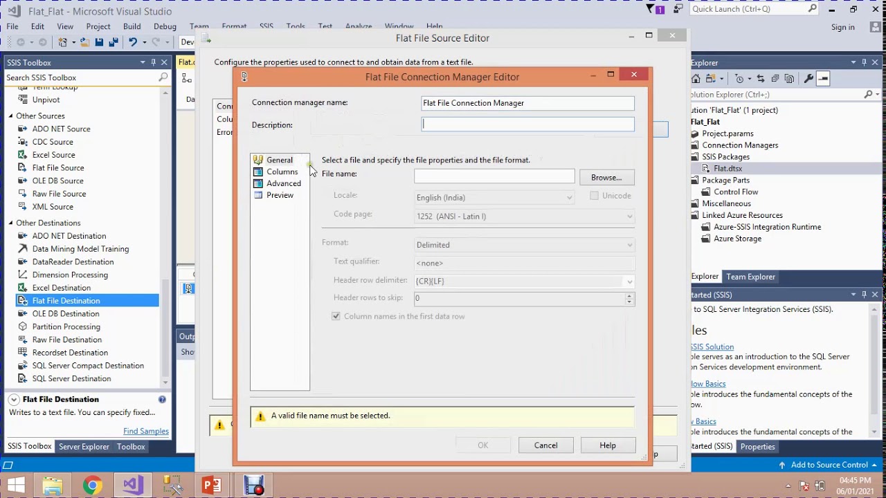 ETL Flat to Flat file - YouTube