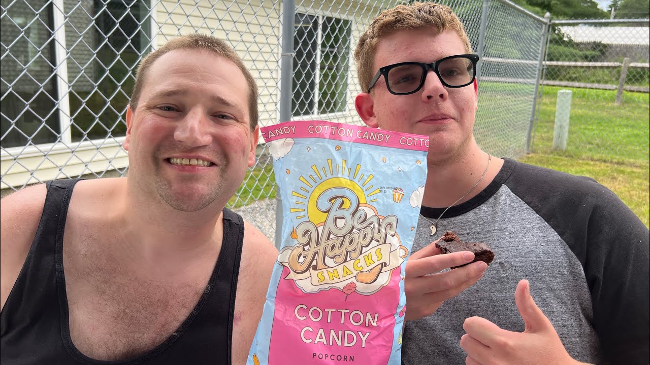 Be Happy Snacks - Cotton Candy Popcorn - YouTube