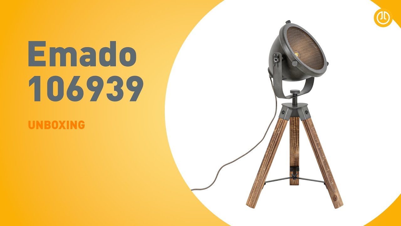 Tafellamp Emado 106939 | UNBOXING - YouTube