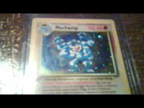 pokemon card #8 holographic spanish machamp. (need info) - YouTube