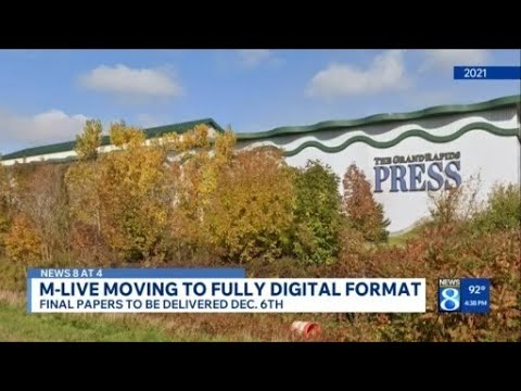 MLive will stop printing newspapers this year
