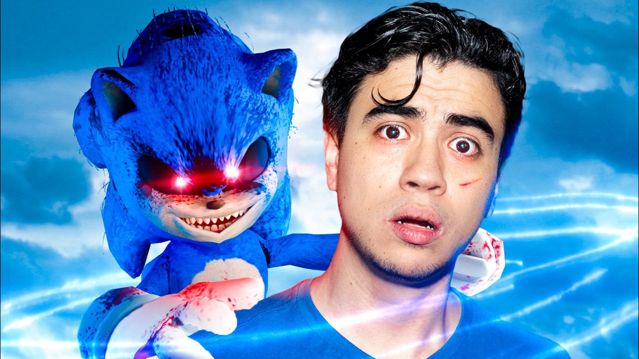 ESCAPO DE SONIC.EXE en la VIDA REAL 😱 - YouTube