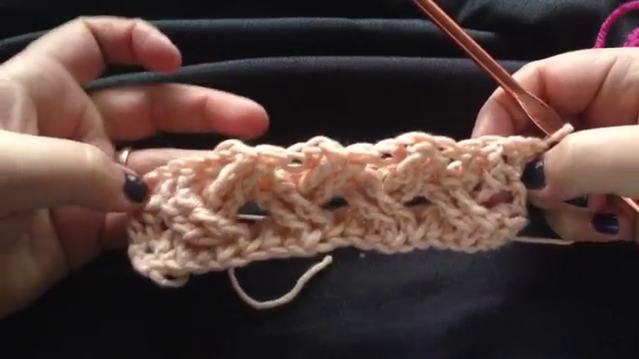 Keltische steek haken toer 4 - celtic weave stitch crochet - YouTube