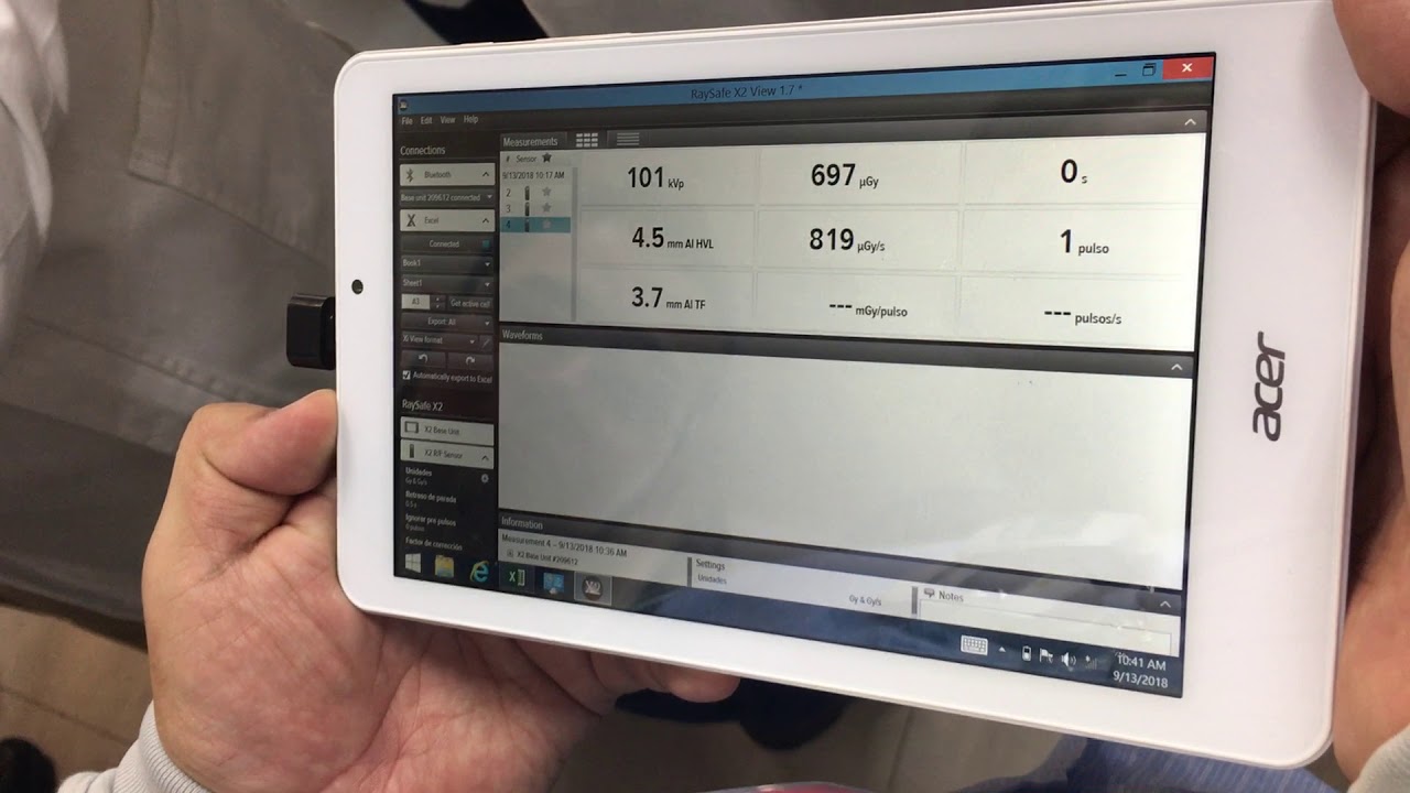 Pruebas de Control de Calidad en Rx con RaySafe X2 - YouTube