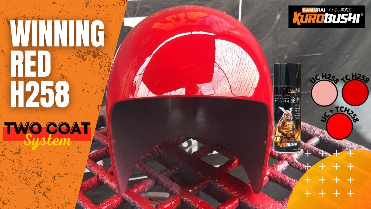 Samurai Paint Tips : Winning Red UC + TC H258 (Honda) - YouTube