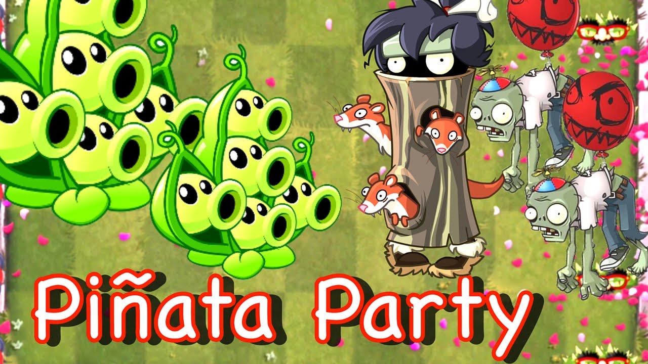 Plants vs Zombies 2 Piñata Party 11 Feb 2016 - Weasel Hoarder Invasion ...