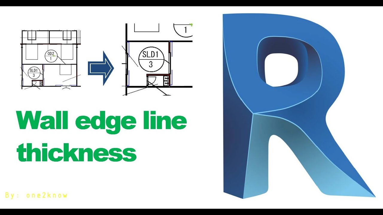 wall edge line thickness - YouTube