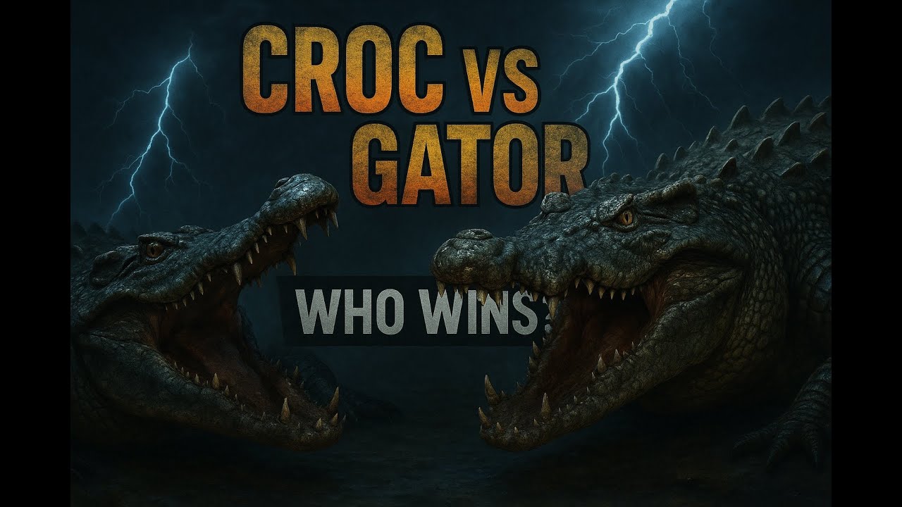Alligator vs Crocodile The Ultimate Showdown - YouTube