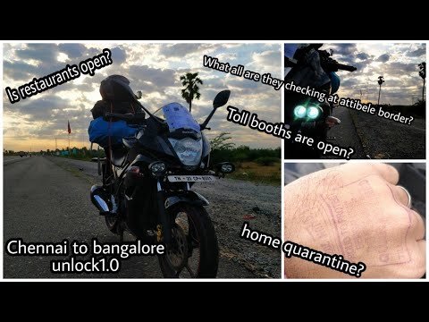 Chennai to Bangalore during lockown by road | unlock 1.0 | Attibele ...