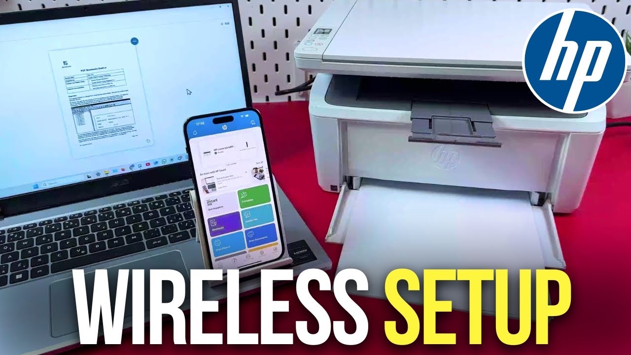 How to Set Up Wi-Fi on Your HP LaserJet M140w Printer - Step-by-Step ...