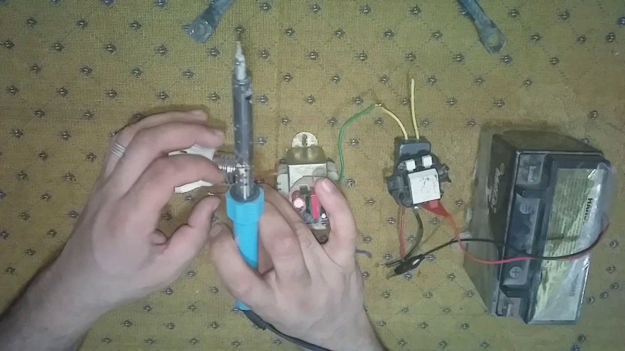 How to make simple inverter 12v DC to 220v AC Inverter using relay at ...