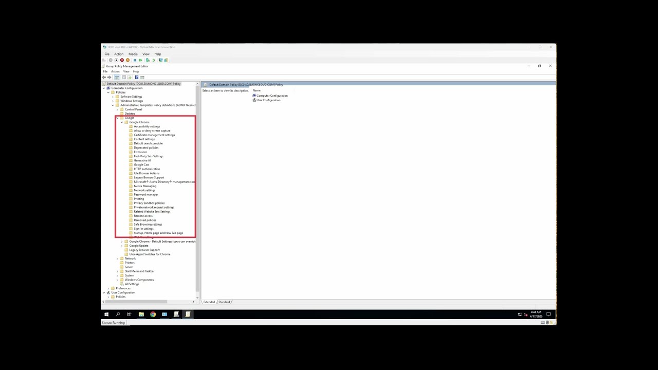 Chrome GPO Quickstart - Screenshots Only - YouTube