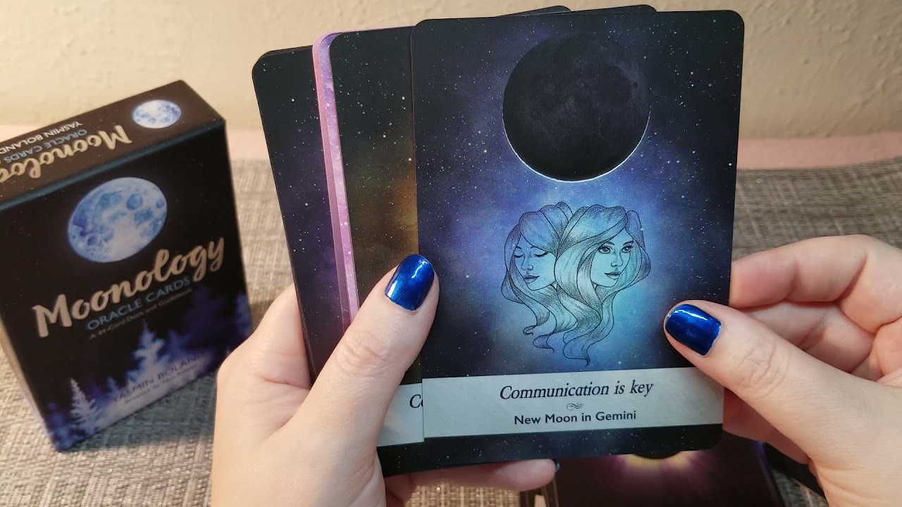 Moonology Oracle Cards Tarot Flip Through Youtube