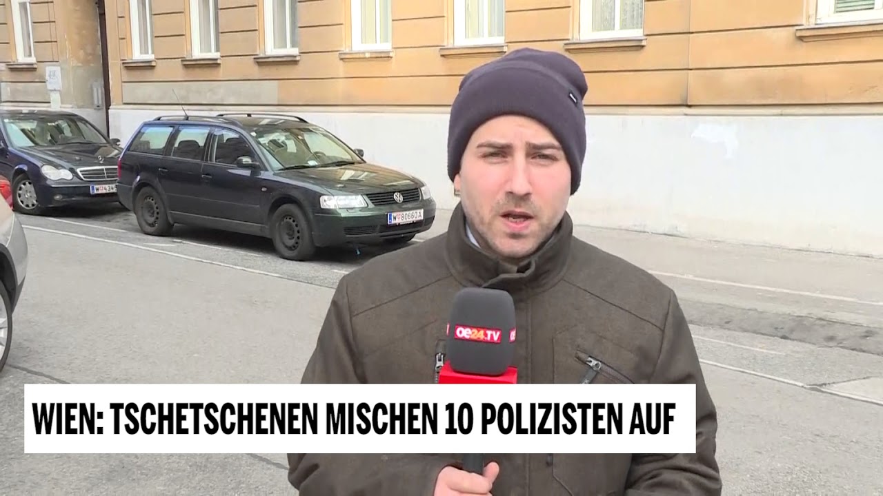 Wien: Tschetschenen mischen 10 Polizisten auf - YouTube